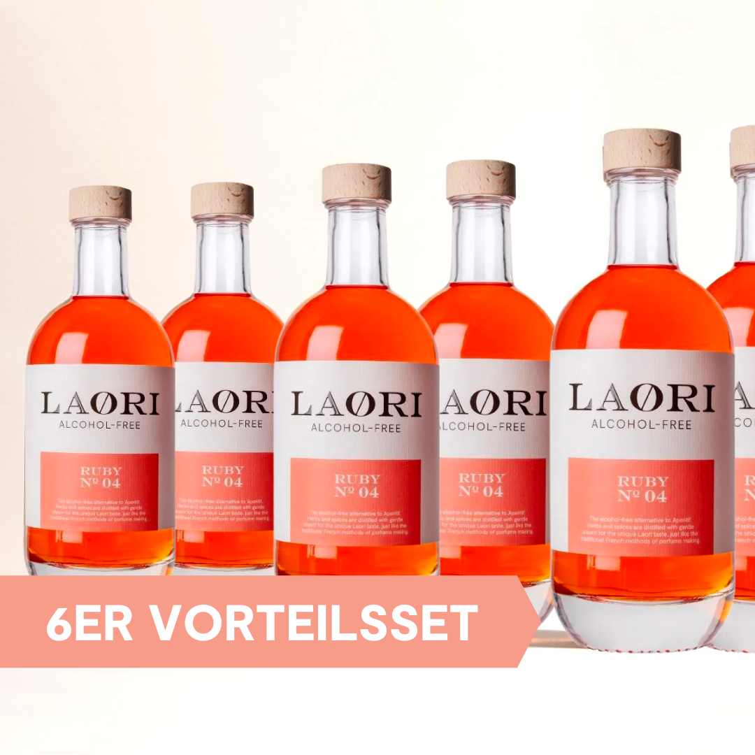 Set of 6: Laori Ruby No 04 (0.5l) - value set